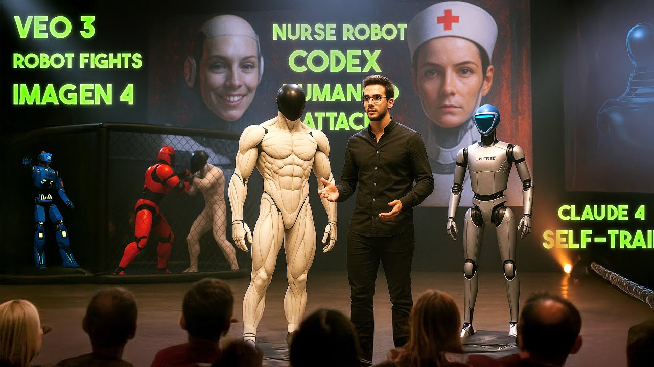 Top AI Innovations of the Month: Robot Fights, Nurse Bot, Codex Agent, Veo 3 Unveiled | AI ...